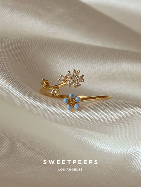 Bluestar Tiny Flower Ring – SP Inc.