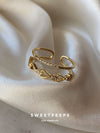 Audrey Hearts Double Band Ring – SP Inc.