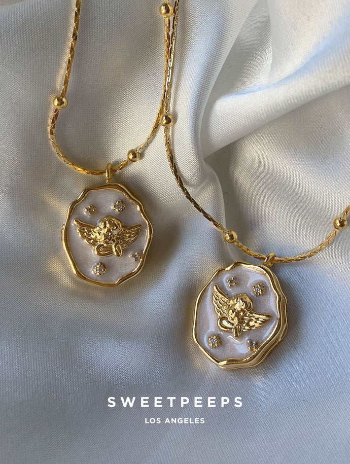 Angel Locket Necklace (Angel Locket) – SP Inc.
