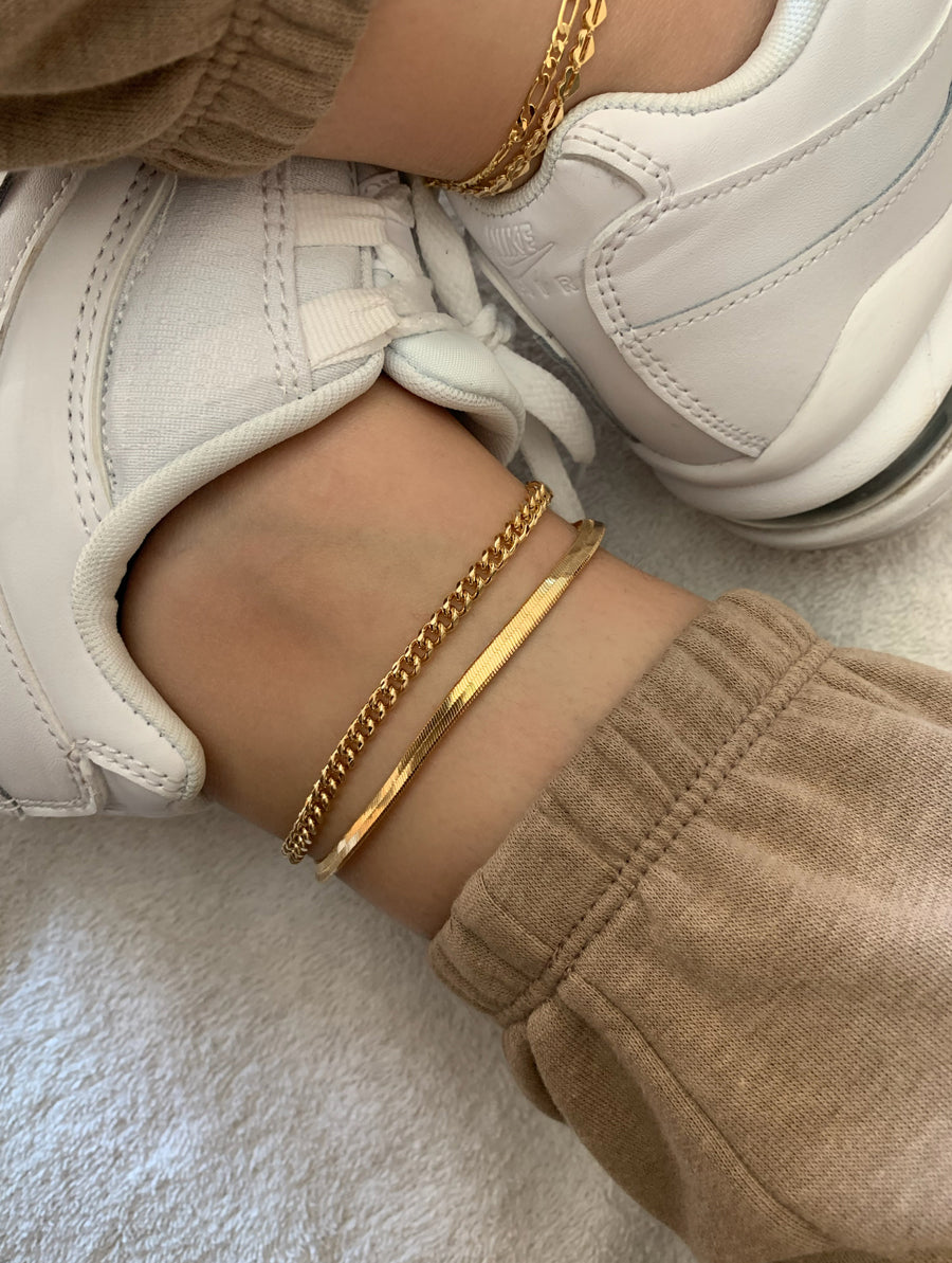 Herringbone Anklet – SP Inc.