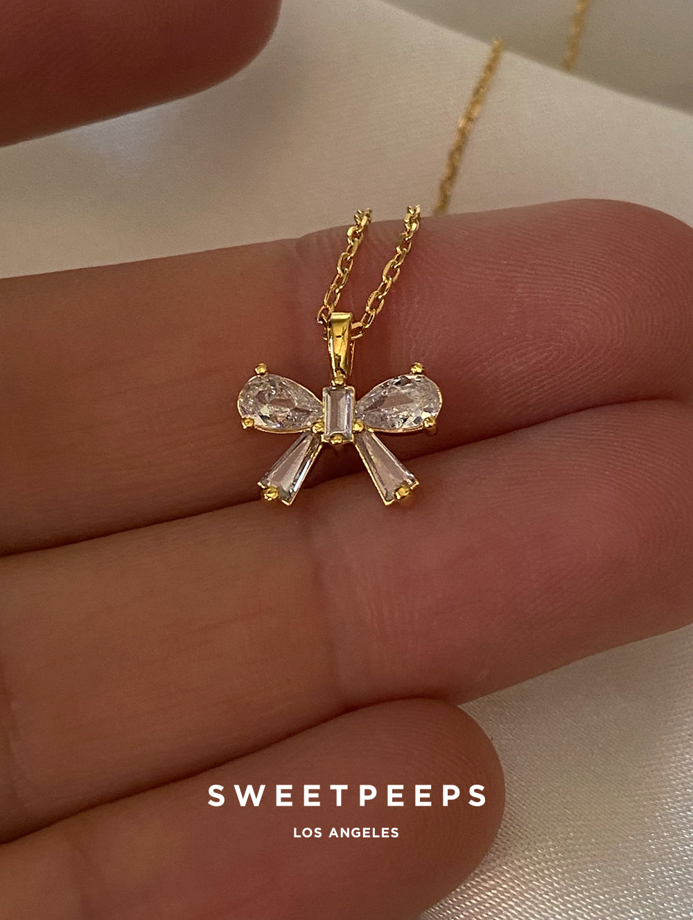 Sweet Bow Necklace (Bow Necklace) – SP Inc.